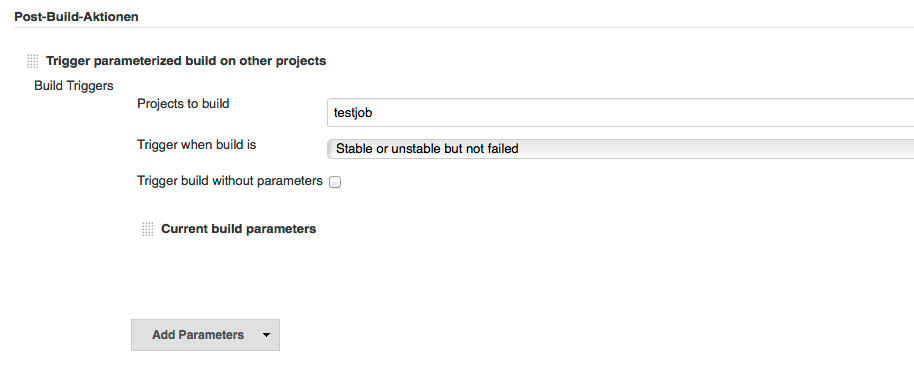 Jenkins Build Flow And Parameterized Downstream Projects Stack Overflow